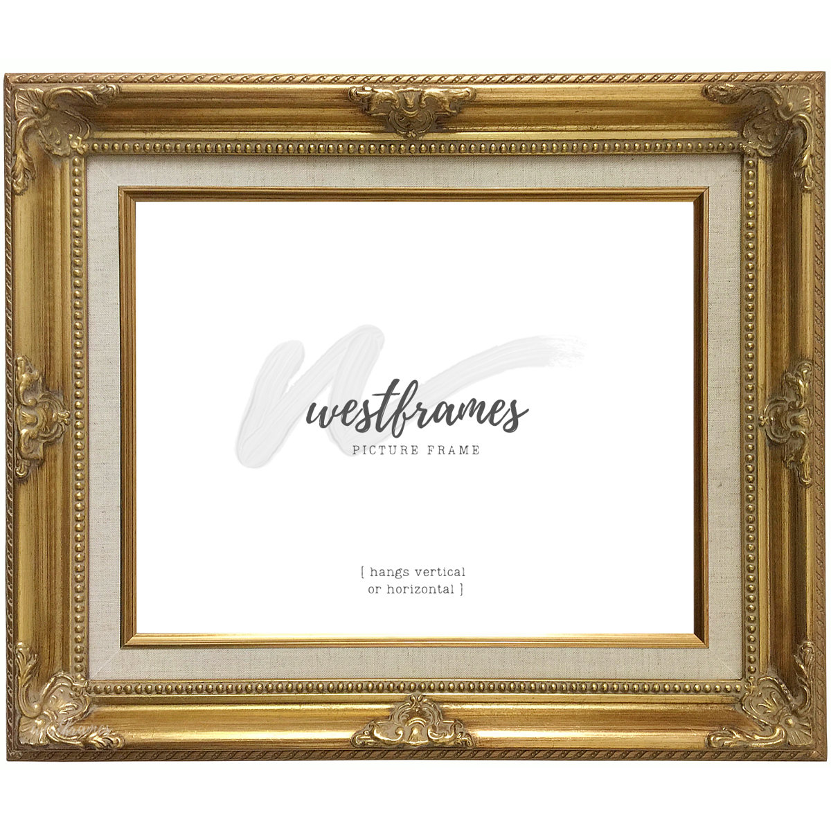 West Frames Estelle Antique Gold Leaf Wood French Baroque Picture Frame & Reviews | Wayfair